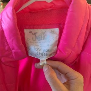 Justice | Jackets & Coats | Gently Used Justice Girls Vest In Hot Pink ...